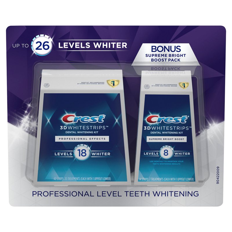 Crest 3D Whitestrips Dental Whitening Kit Variety Pack 54 ct