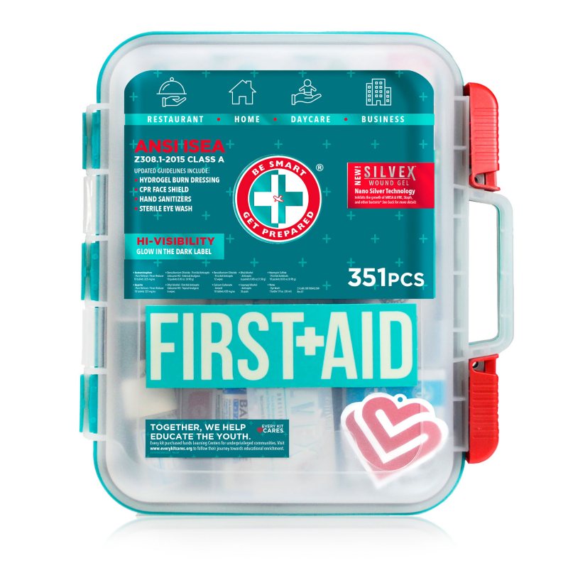 Be Smart Get Prepared First-Aid Kit 351 ct