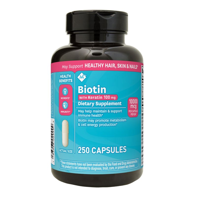 Member's Mark Biotin with Keratin 10000mcg Capsules 250 ct