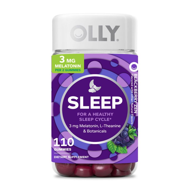 Olly Sleep Gummies Blackberry Zen 110 ct