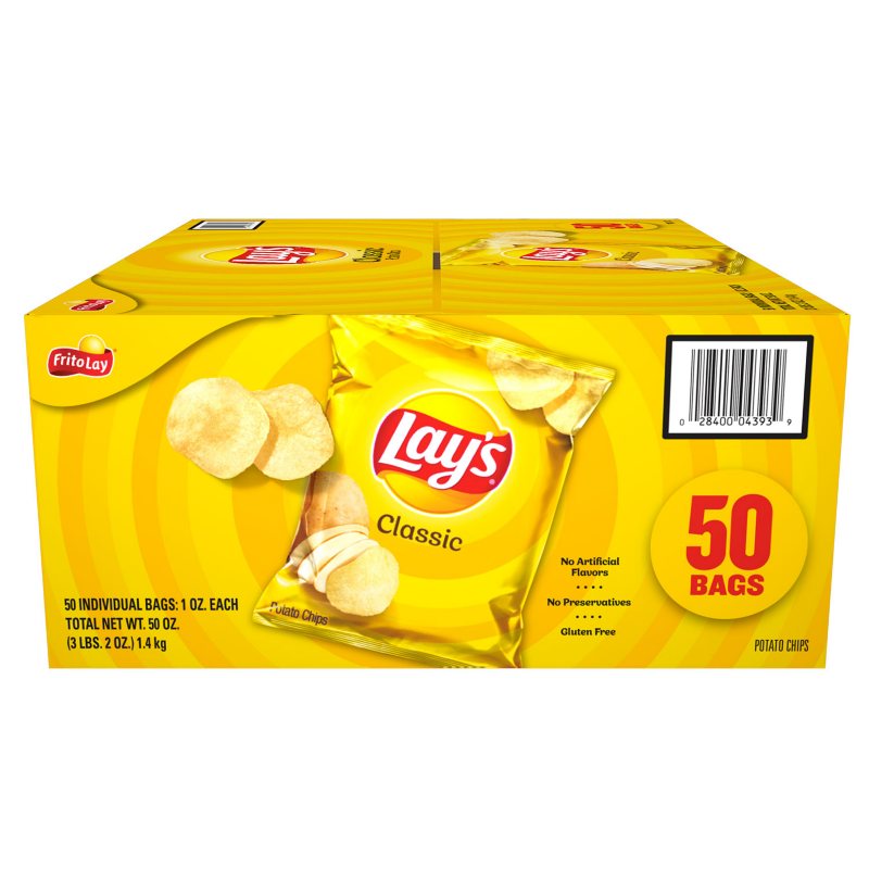 Lay's Classic Potato Chips 1 oz (50-pk)