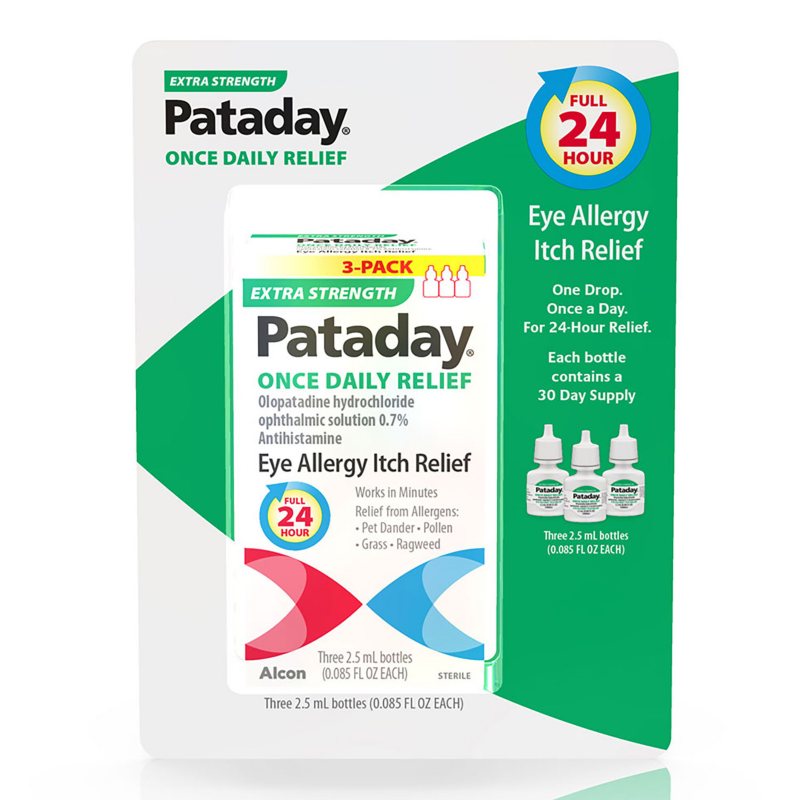 Pataday Extra Strength Eye Drops 0.085 fl oz (3-pk)
