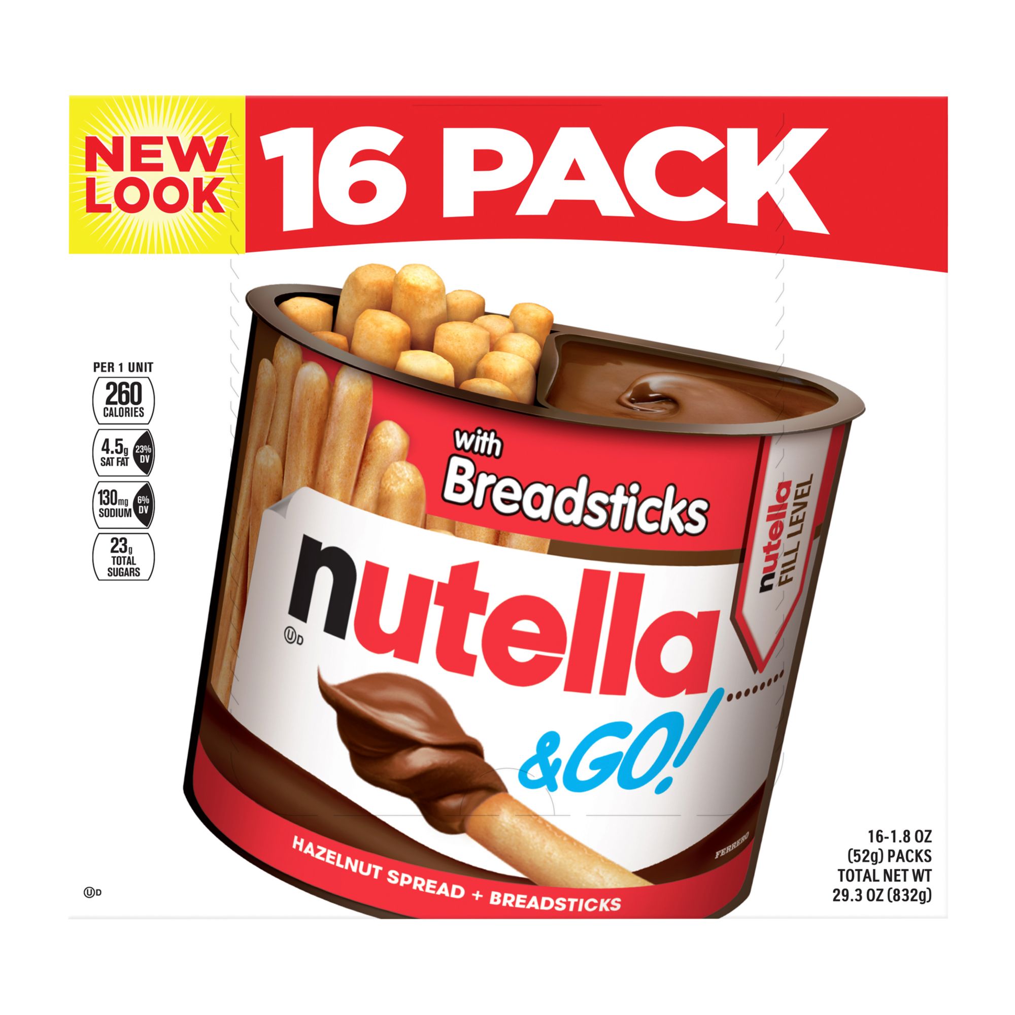 Nutella & Go Hazelnut Spread with Breadsticks