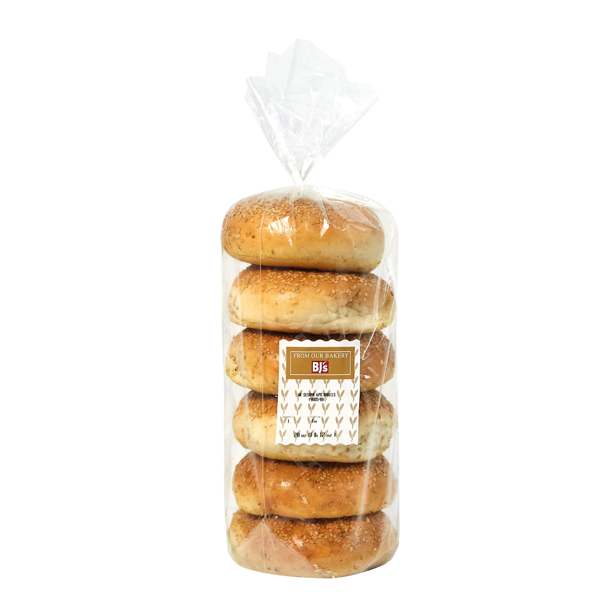 Wellsley Farms Bagels Sesame Seed 6 ct