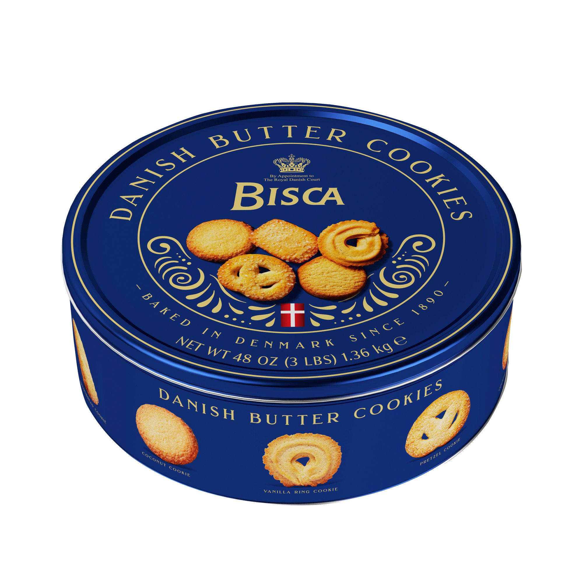 Bisca Danish Butter Cookies 48 oz