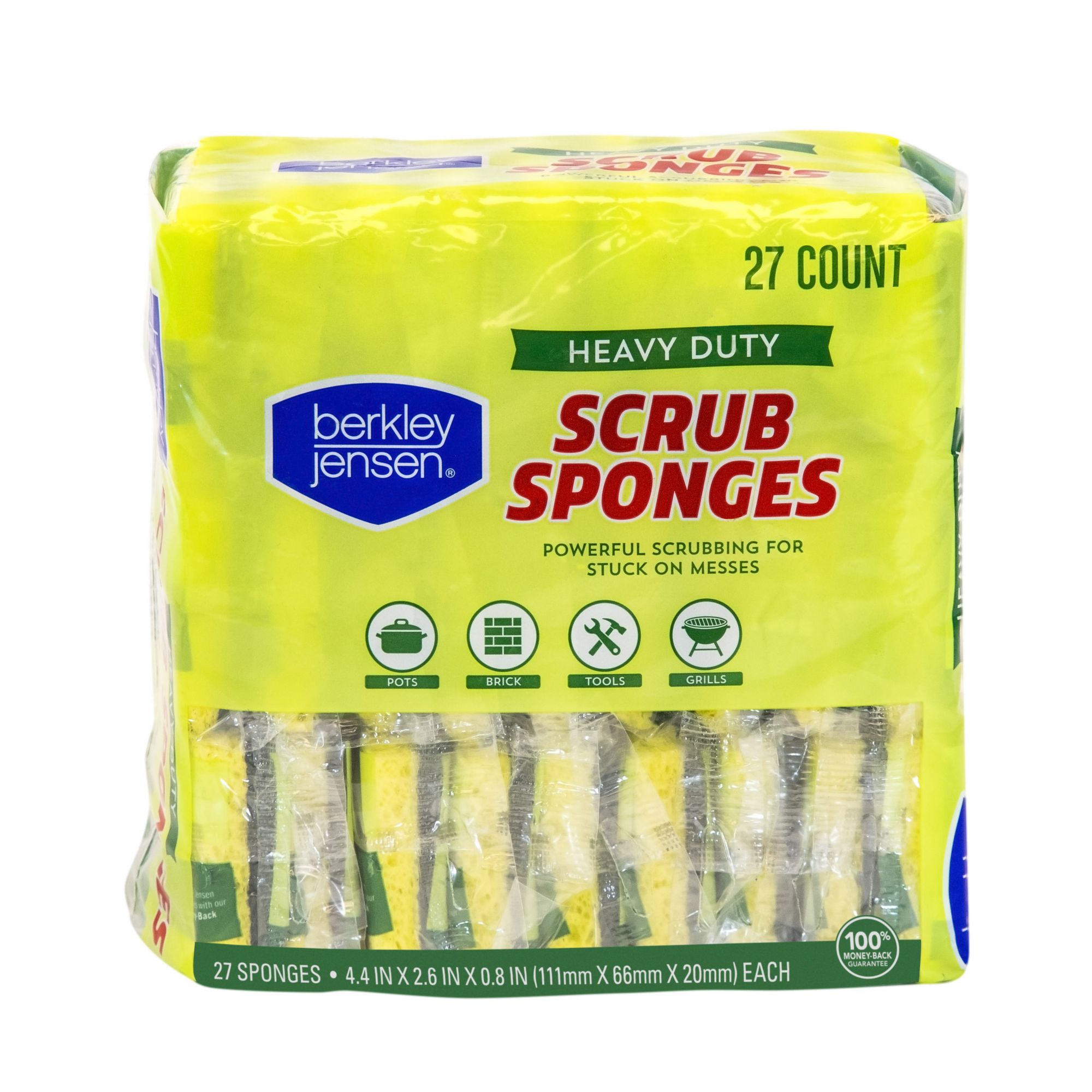 Berkley Jensen Heavy Duty Scrub Sponges 27 ct