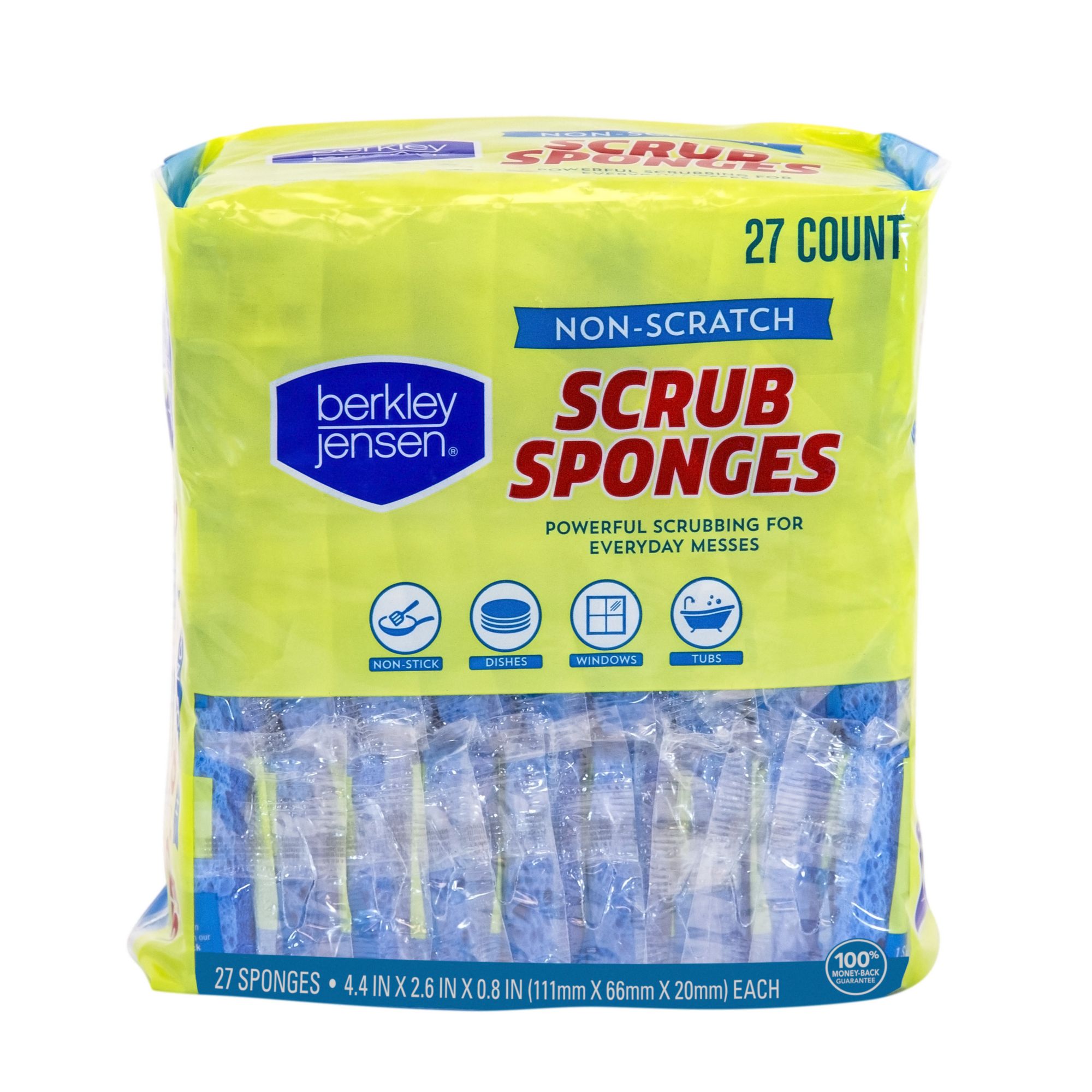 Berkley Jensen Non-Scratch Scrub Sponges 27 ct