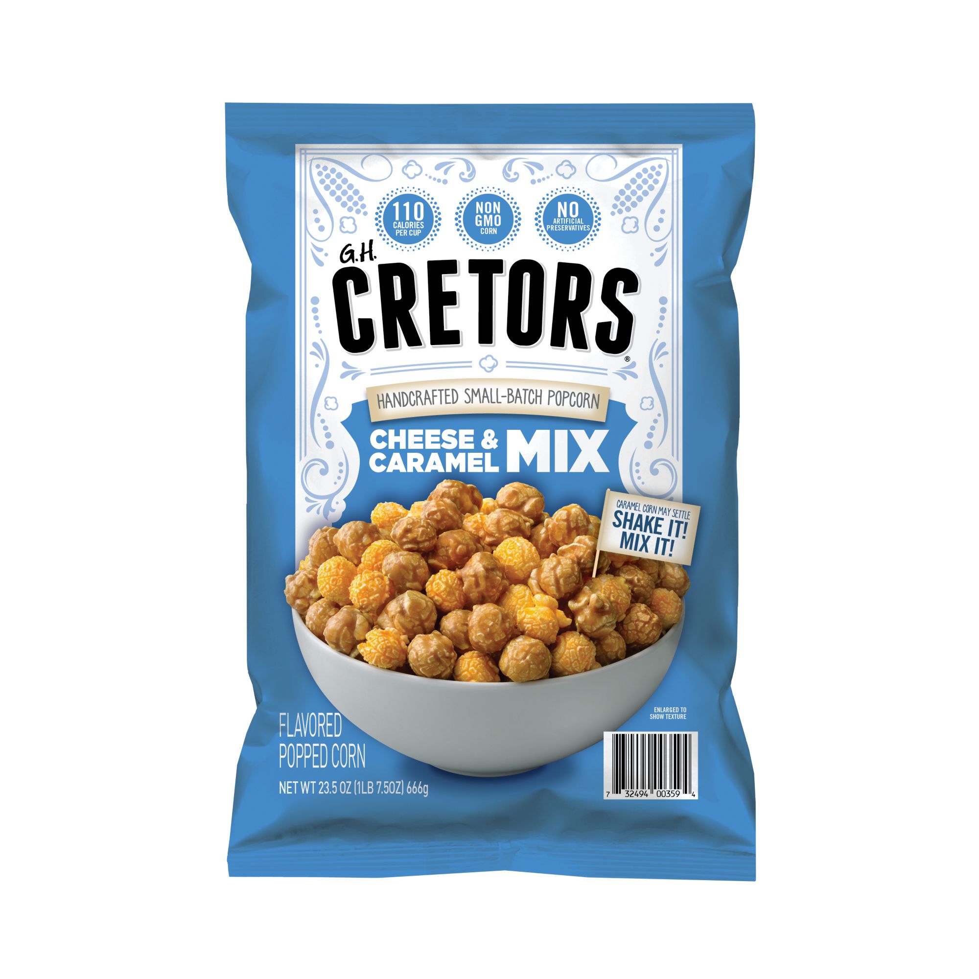 Cretors Flavored Popcorn Cheese & Caramel 23.5 oz