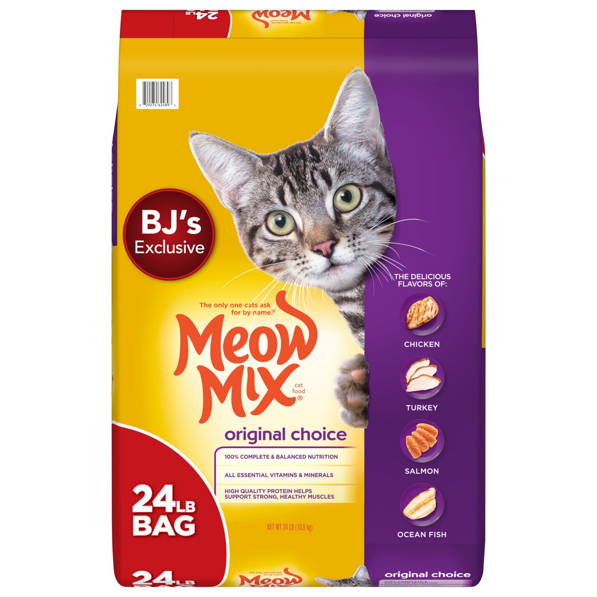 Meow Mix Dry Cat Food Original Choice 24 Pound