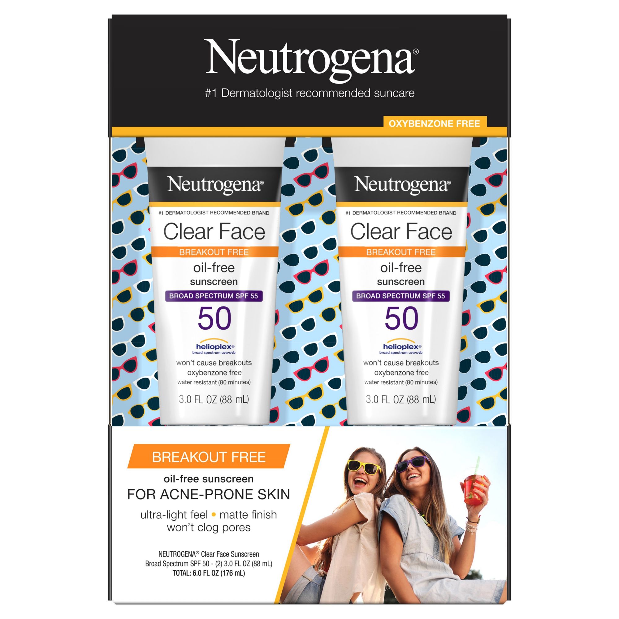 Neutrogena Clear Face Broad Spectrum 50 SPF Sunscreen Lotion 3