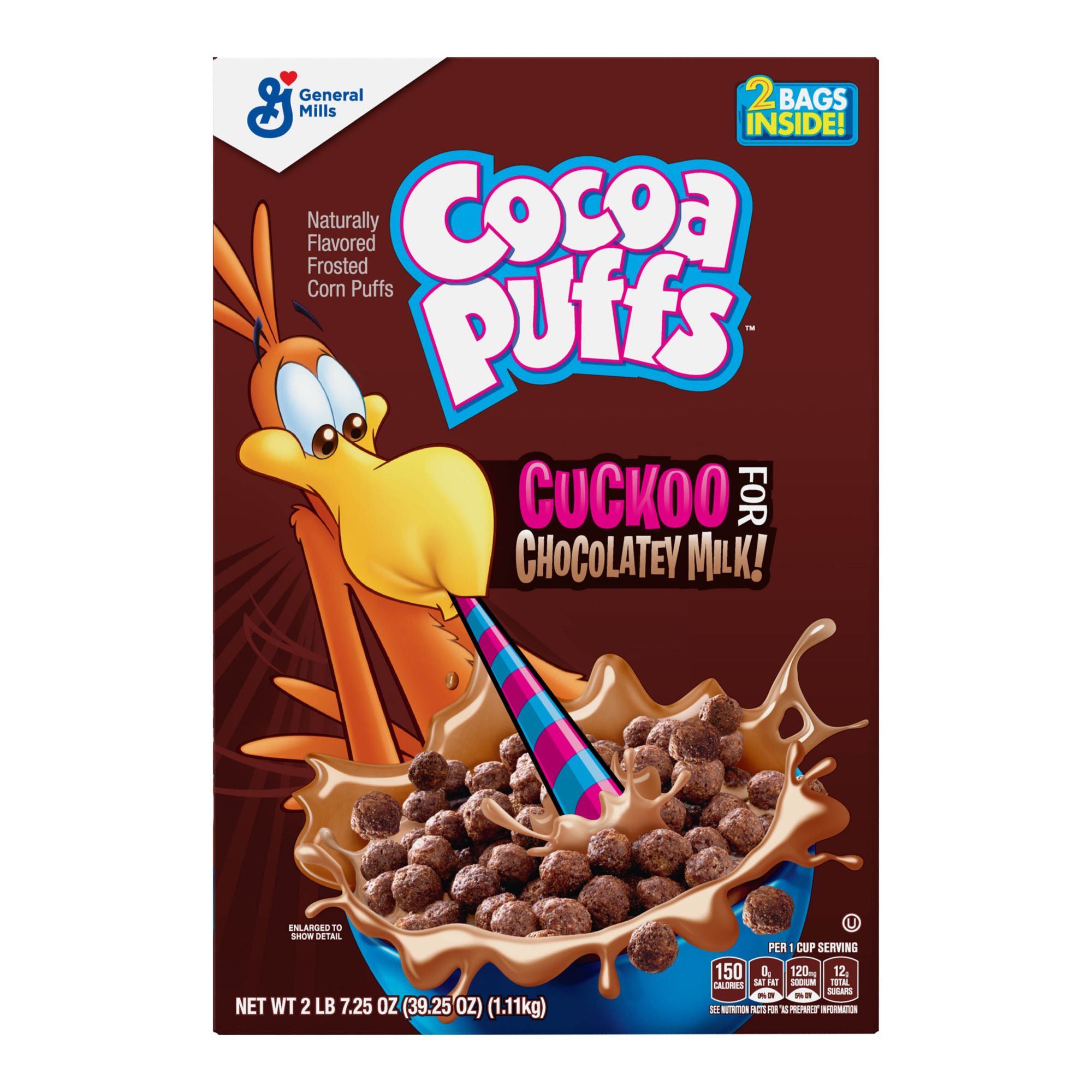 Cocoa Puffs Cereal 39.25 oz (2-pk)