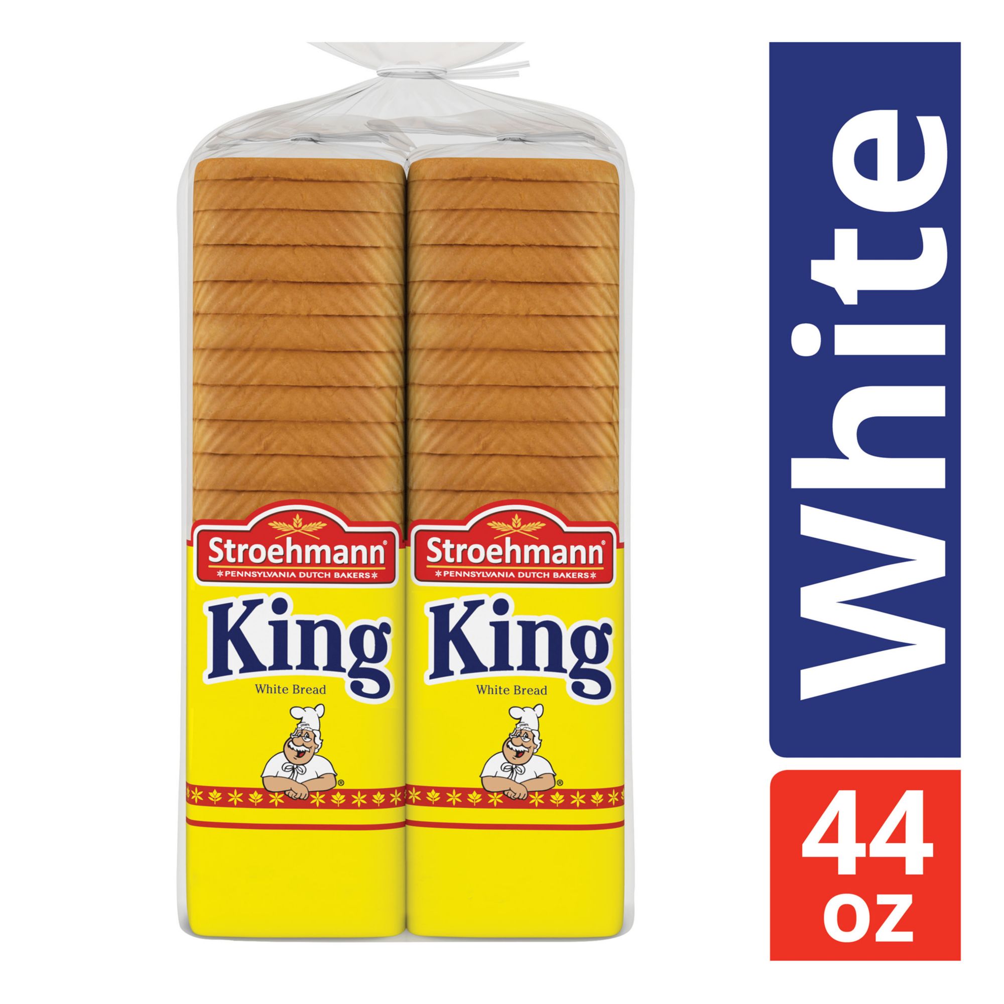 Stroehmann King White Bread 22 oz (2-pk)