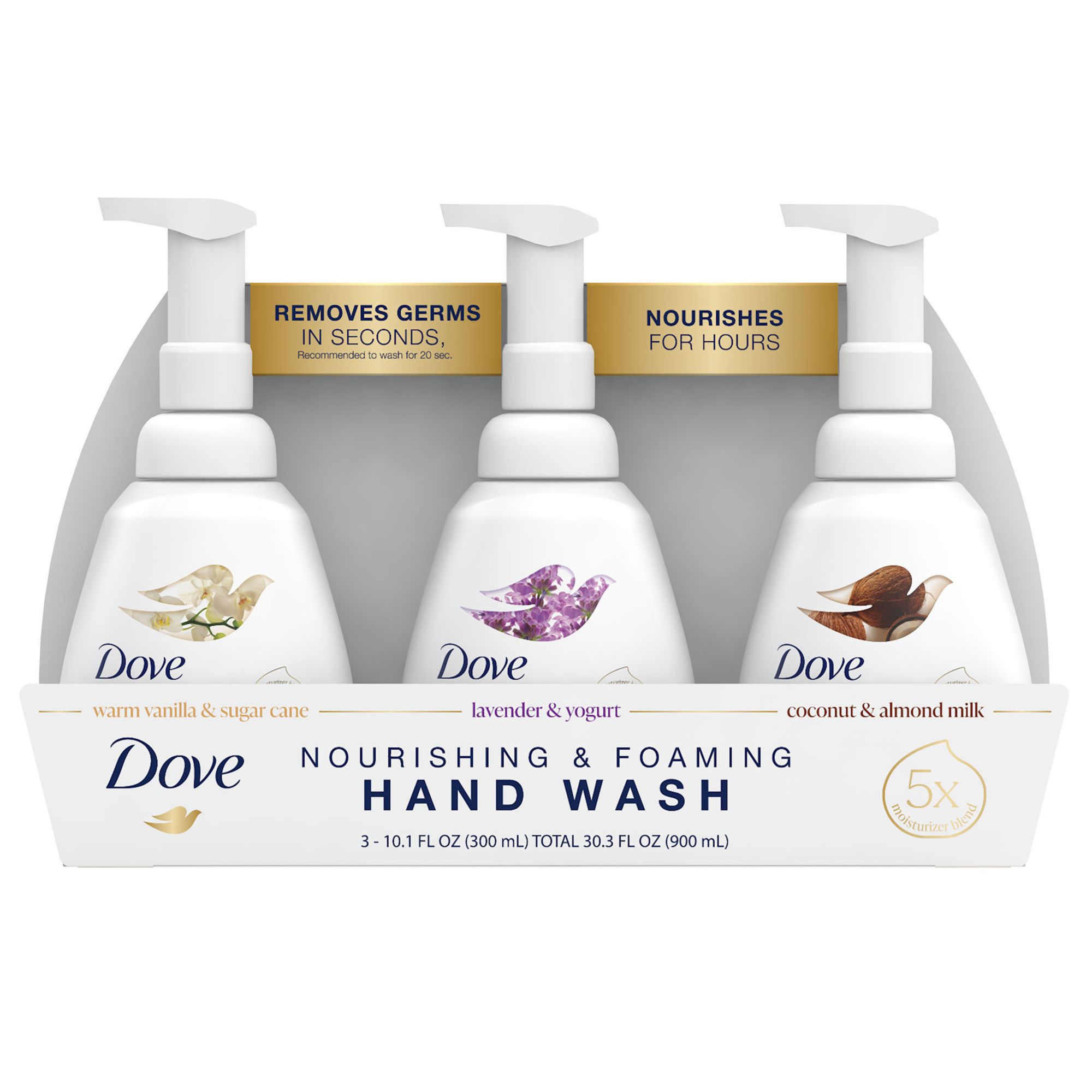 Dove Nourishing & Foaming Hand Wash Variety Pack 10.1 fl oz (3