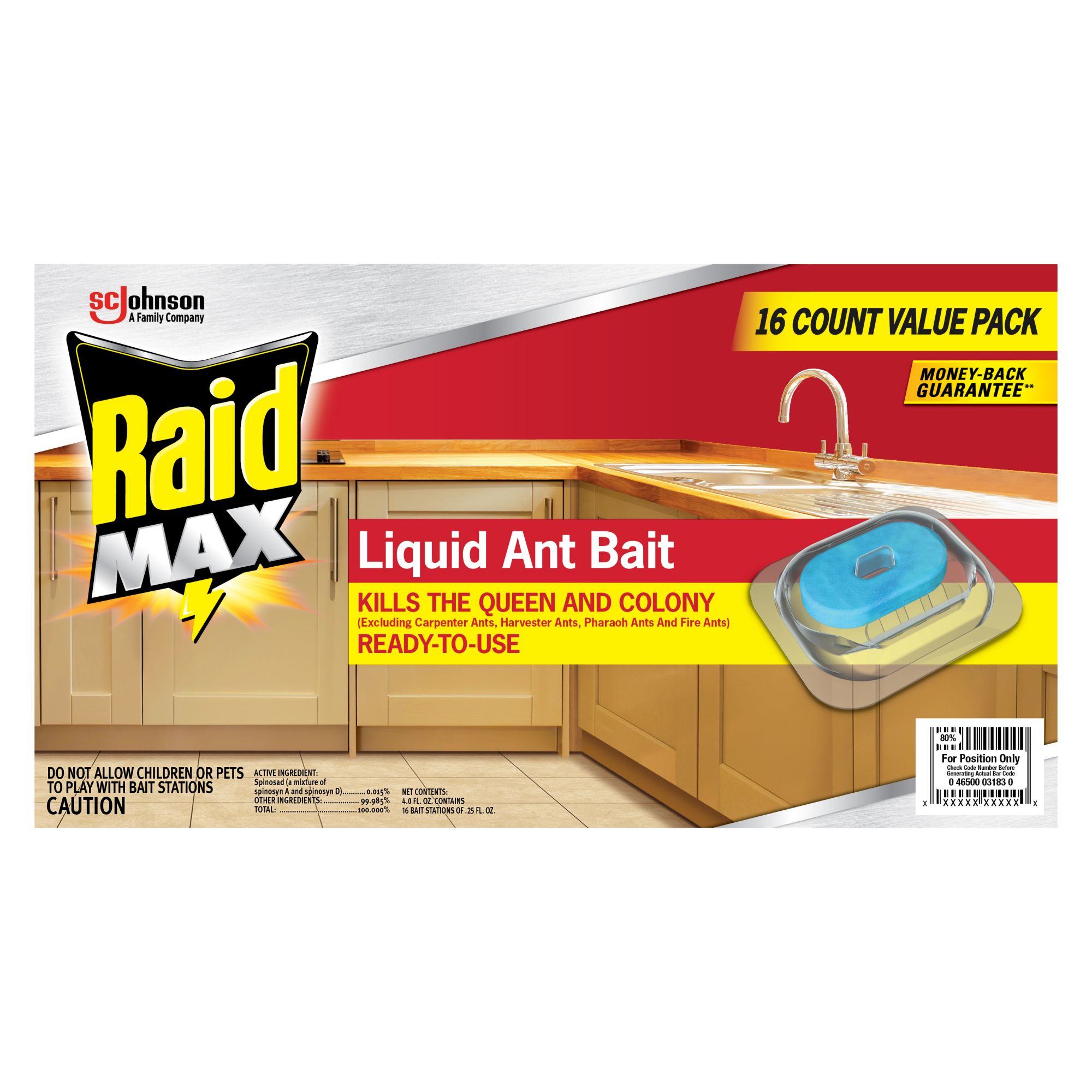 Raid Max Liquid Ant Bait 16 ct