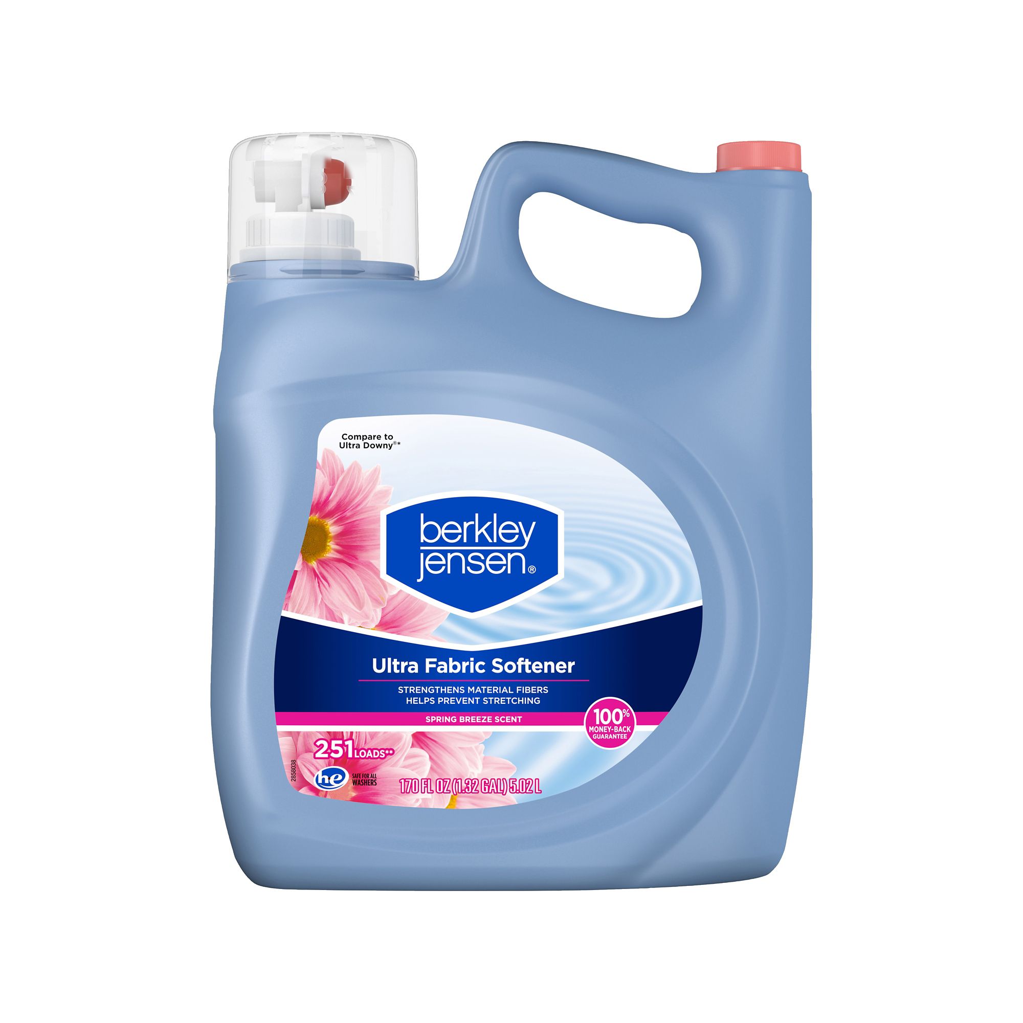 Berkley Jensen Ultra Fabric Softener Spring Breeze 170 fl oz