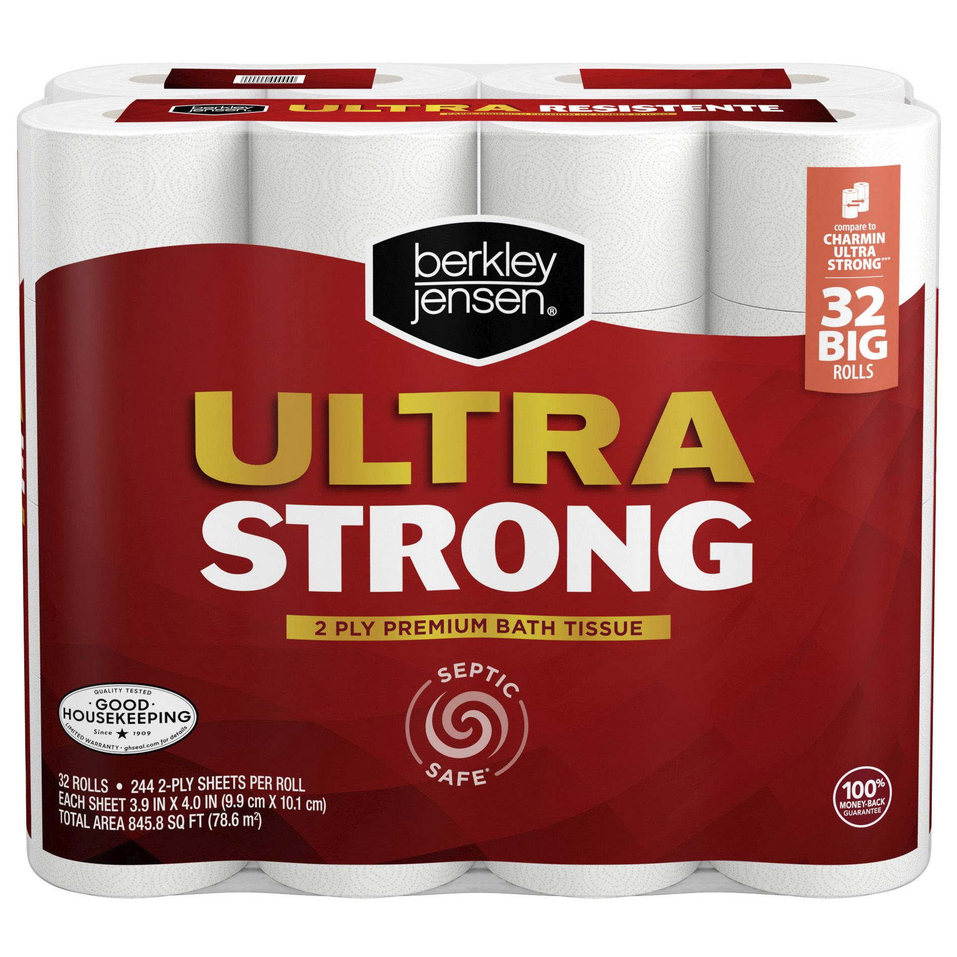 Berkley Jensen Ultra Strong Bath Tissue 244 ct (32-pk)
