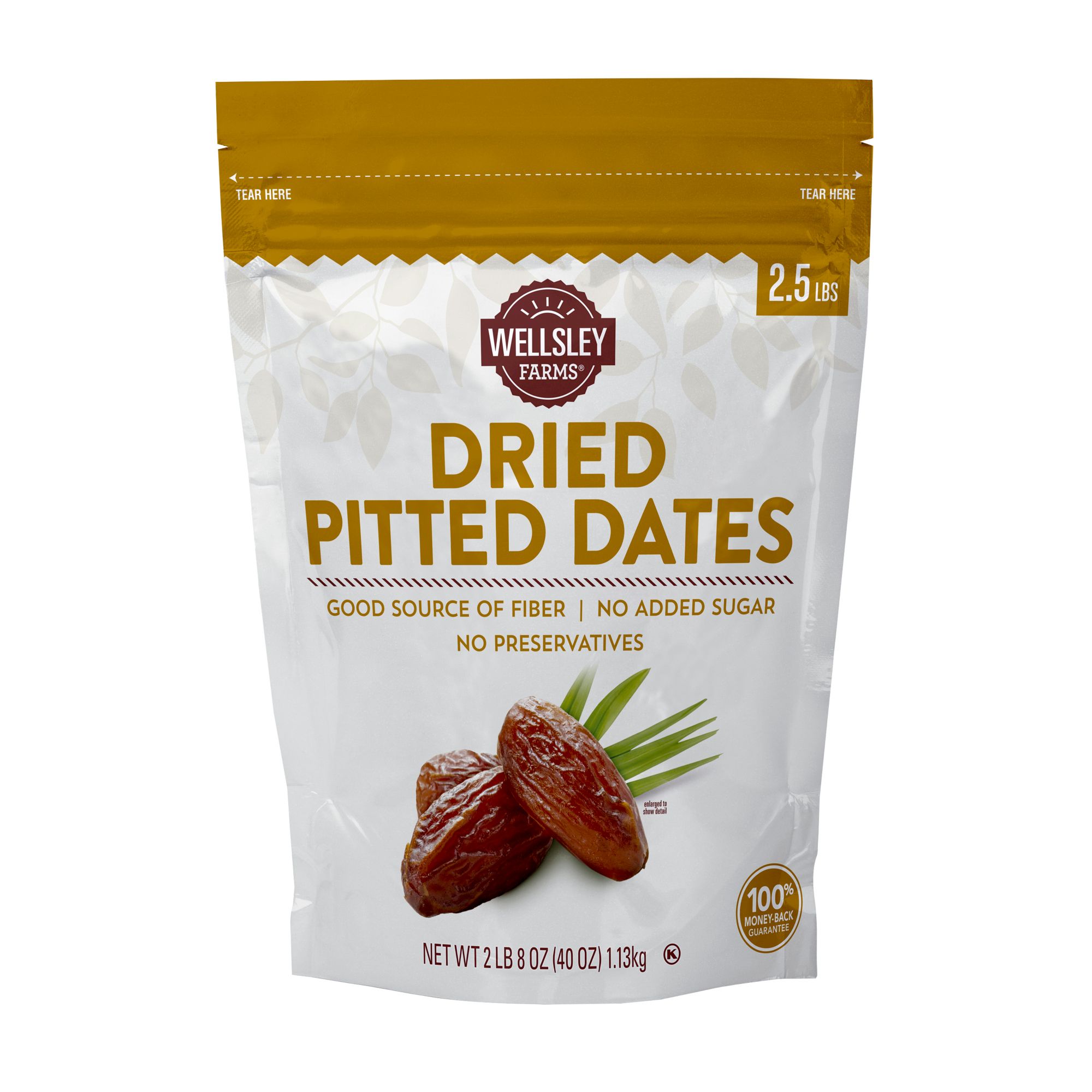 Wellsley Farms Dried Pitted Dates 40 oz