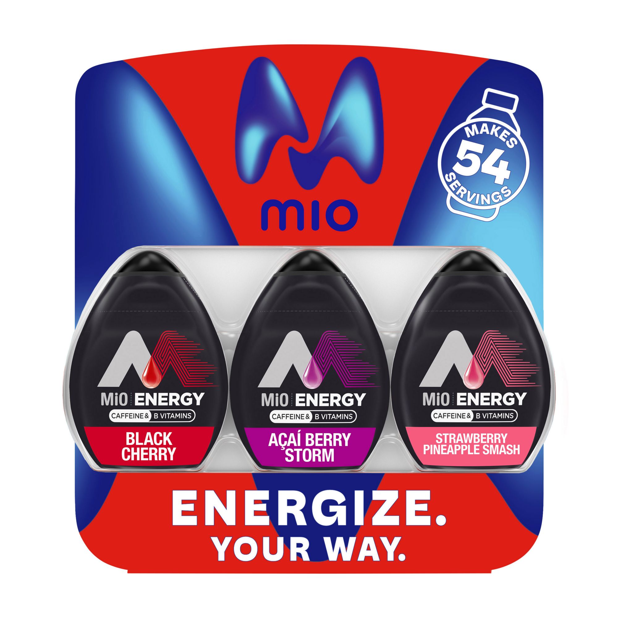 Mio Energy Liquid Water Enhancers Variety Pack 1.63 fl oz (3-p