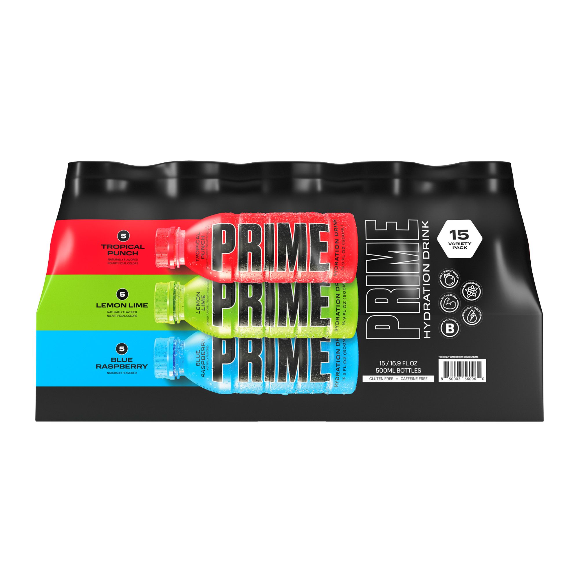 Prime Hydration Drink Variety Pack 16.9 fl oz (15-pk)
