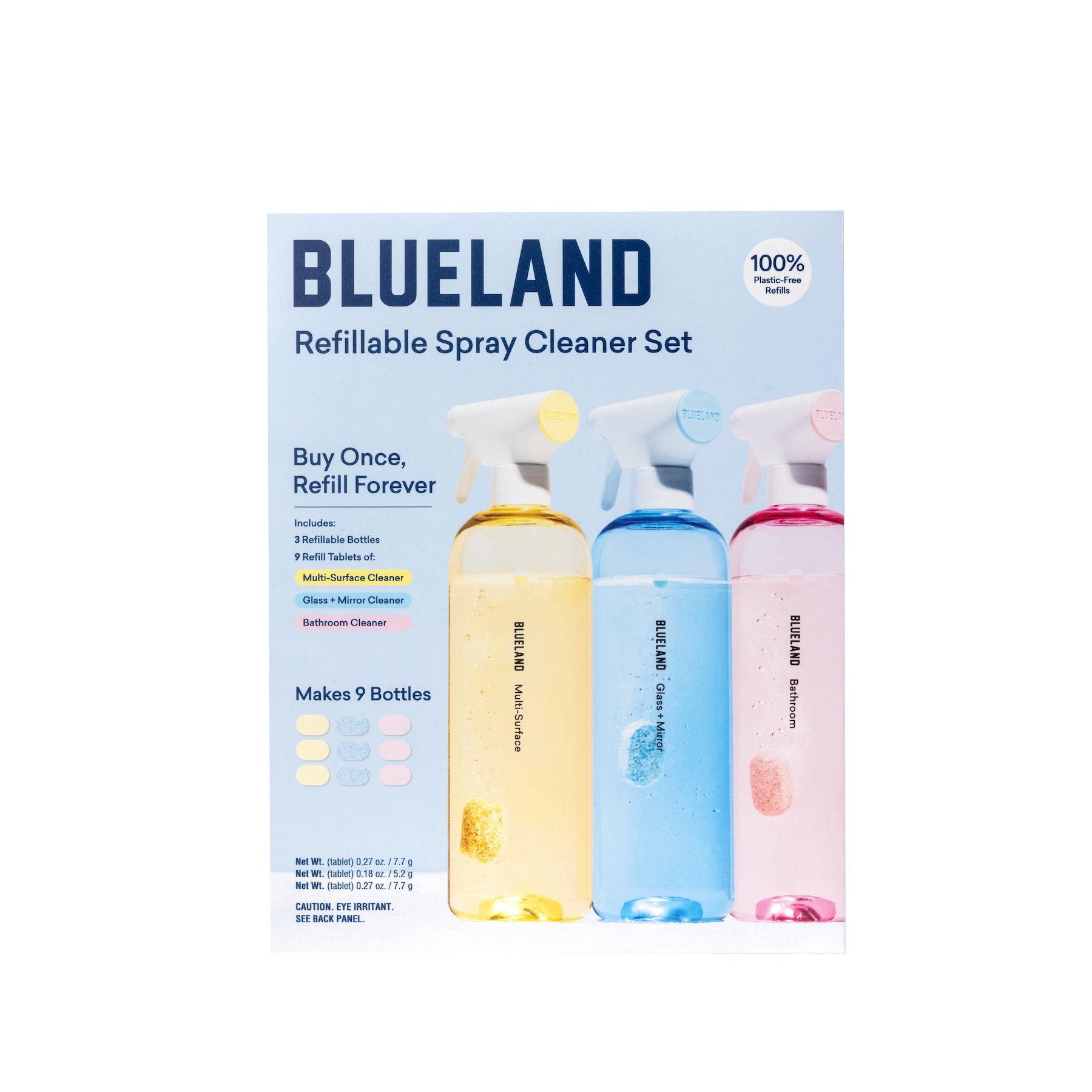 Blueland Refillable Spray Cleaner Set 3 ct