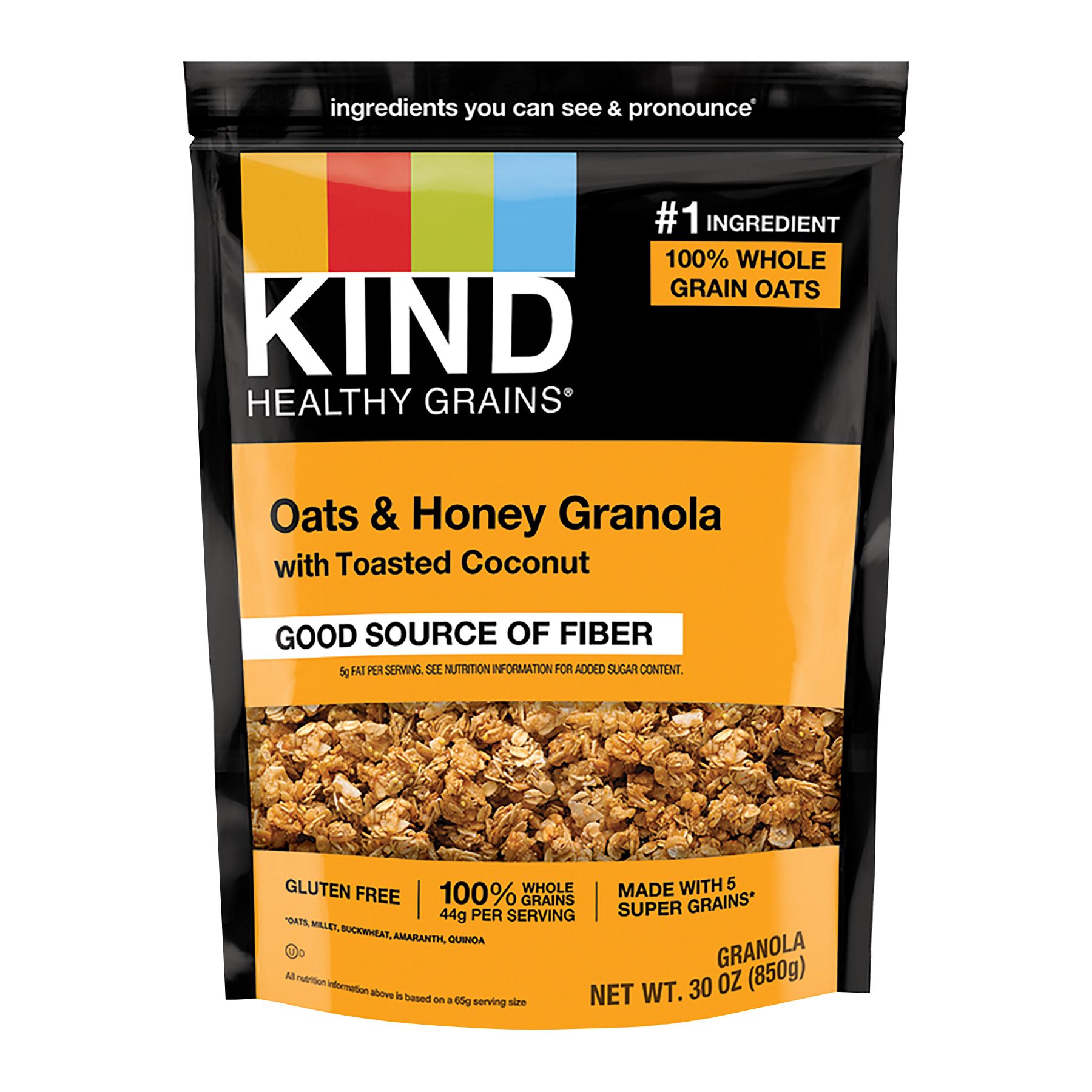 Kind Oats & Honey Granola with Toasted Coconut 30 oz