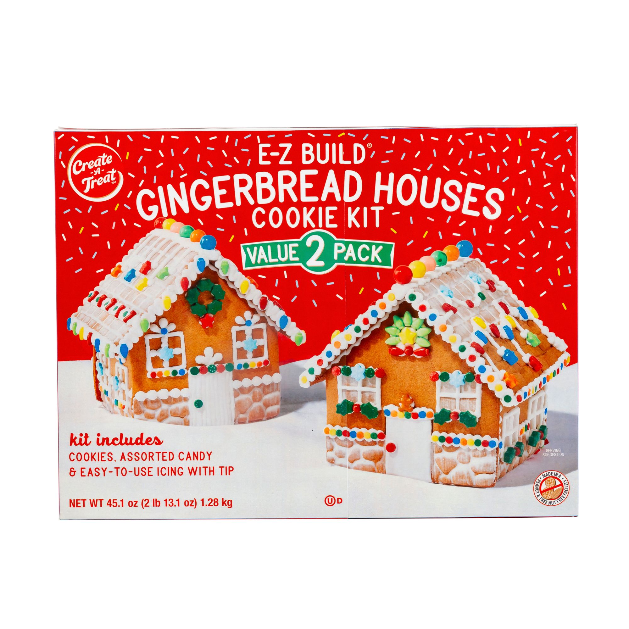 Create-A-Treat Easy Build Gingerbread Houses, 2 ct.