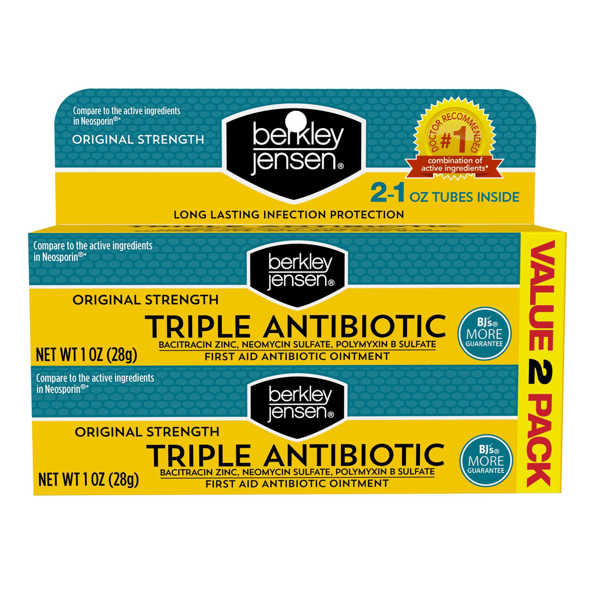 Berkley Jensen Triple Antibiotic Ointment 1 oz (2-pk)