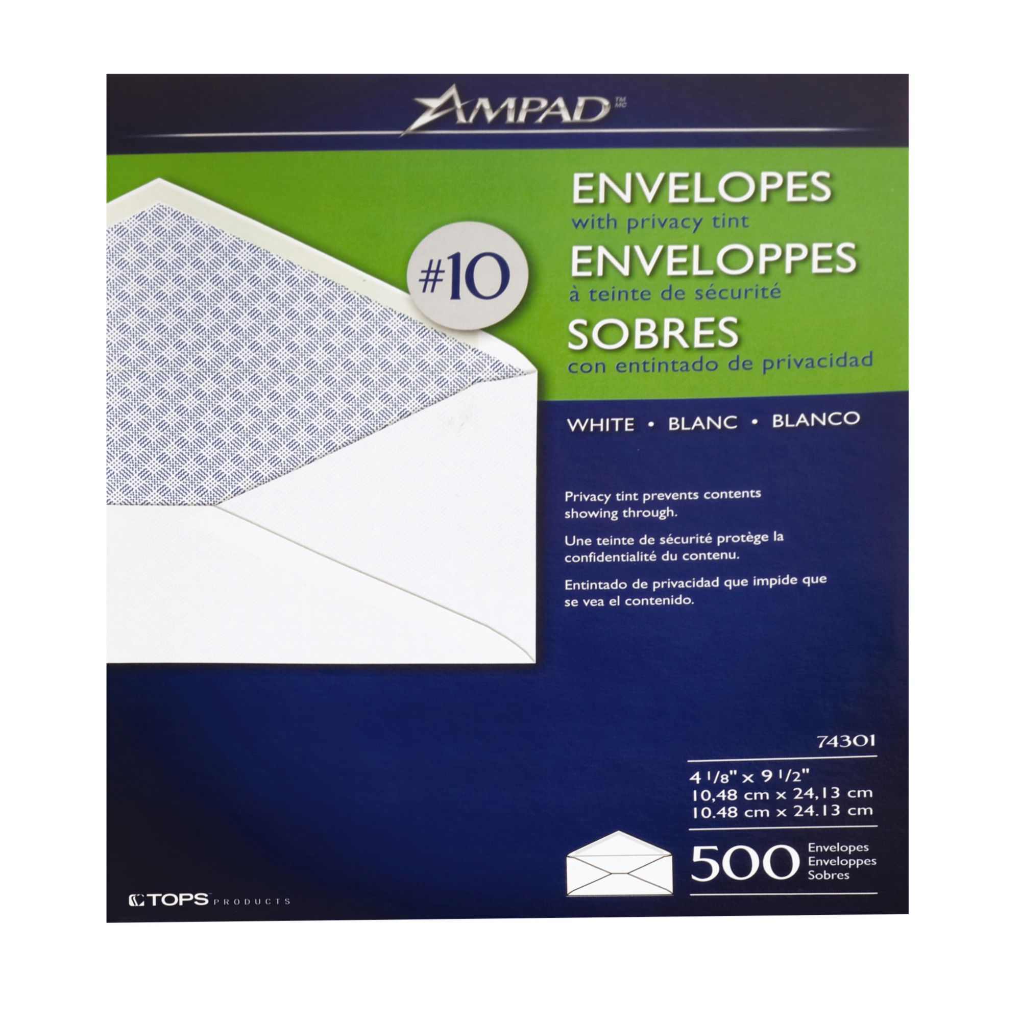 Ampad #10 Envelopes 500 ct