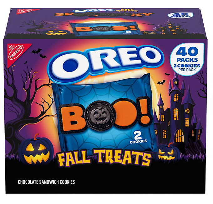 Nabisco OREO Fall Treats Orange Creme Sandwich Cookies, 1.02 oz, 40 ct ...