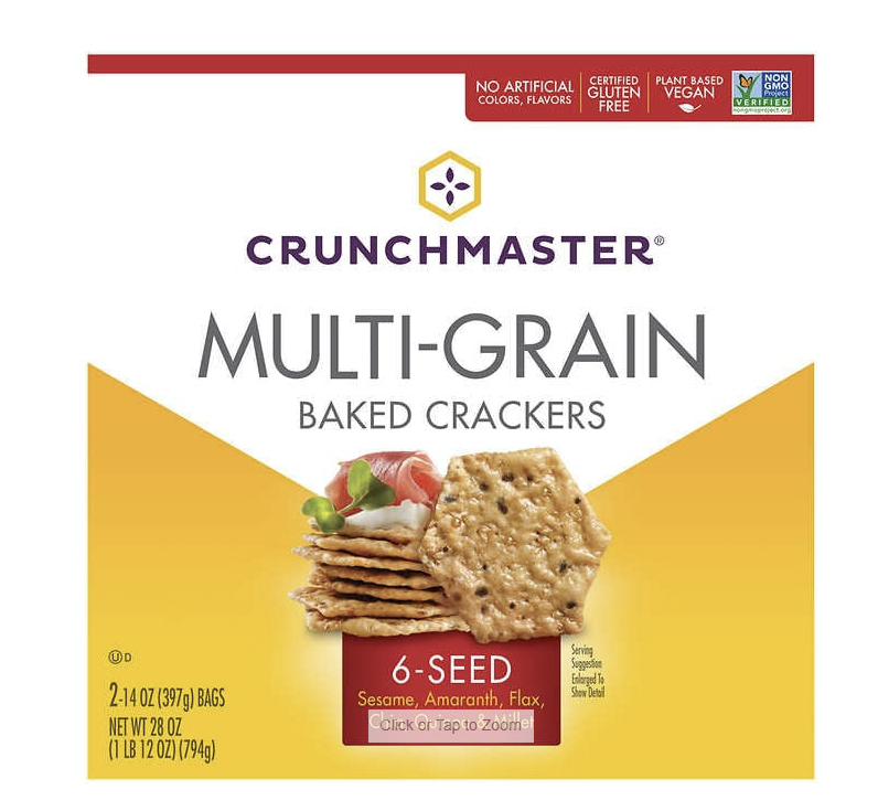 Crunch Master Cracker Multi Grain 6 Seed 28 oz