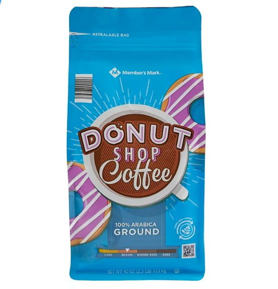 Member's Mark Donut Shop Ground Coffee Medium 40 oz