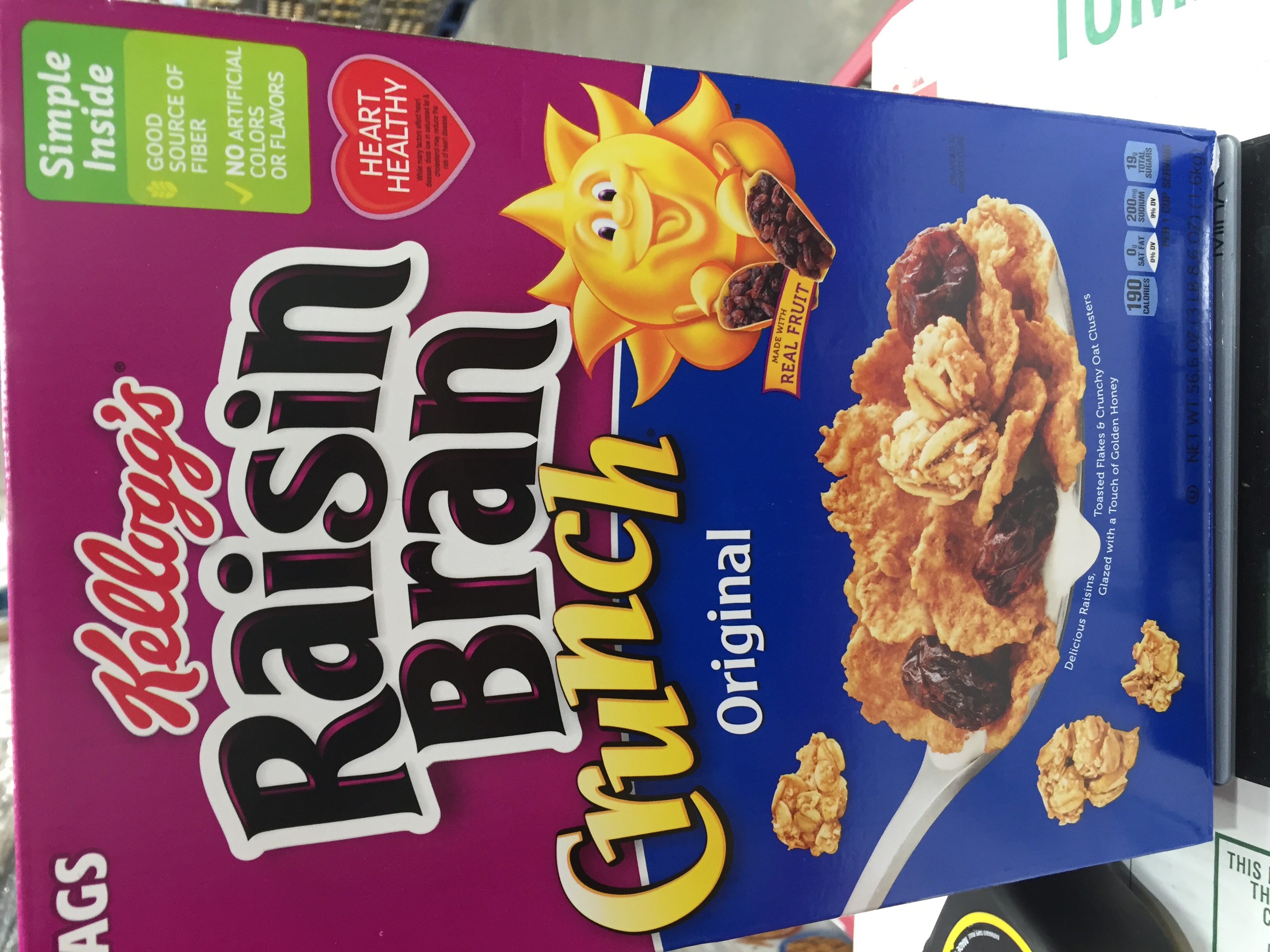 Kellogg's Raisin Bran Crunch Cereal 56.6 oz