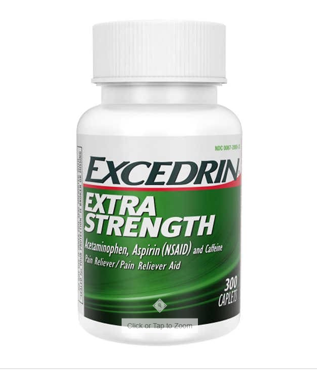 Excedrin Extra Strength Headache Relief Caplets 300 ct