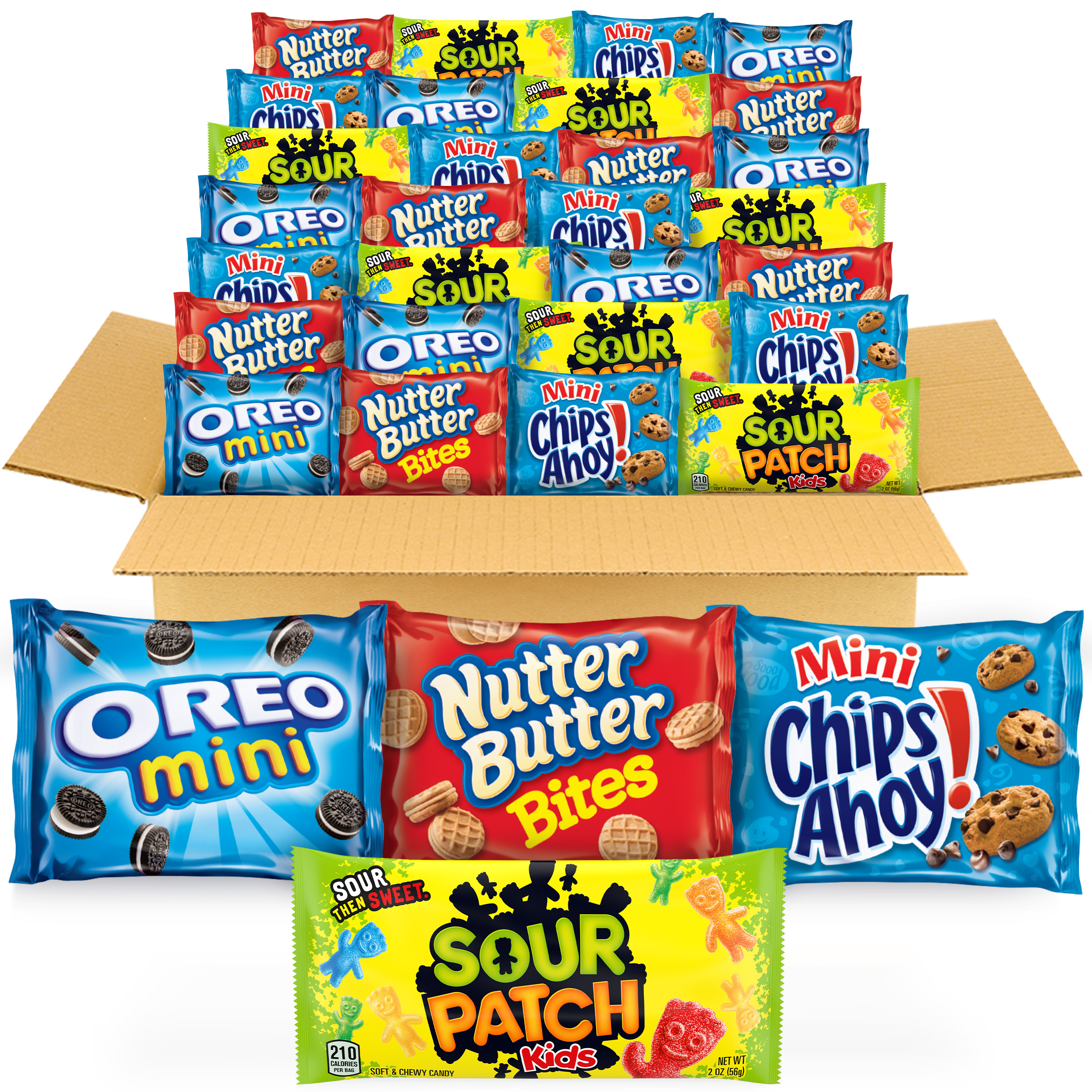 Mini Cookies & Candy Variety Pack Oreo Mini Chips Ahoy! Mini