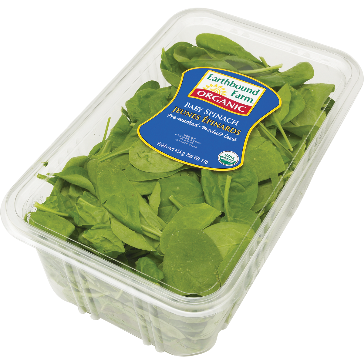 Organic Baby Spinach, 1 lb