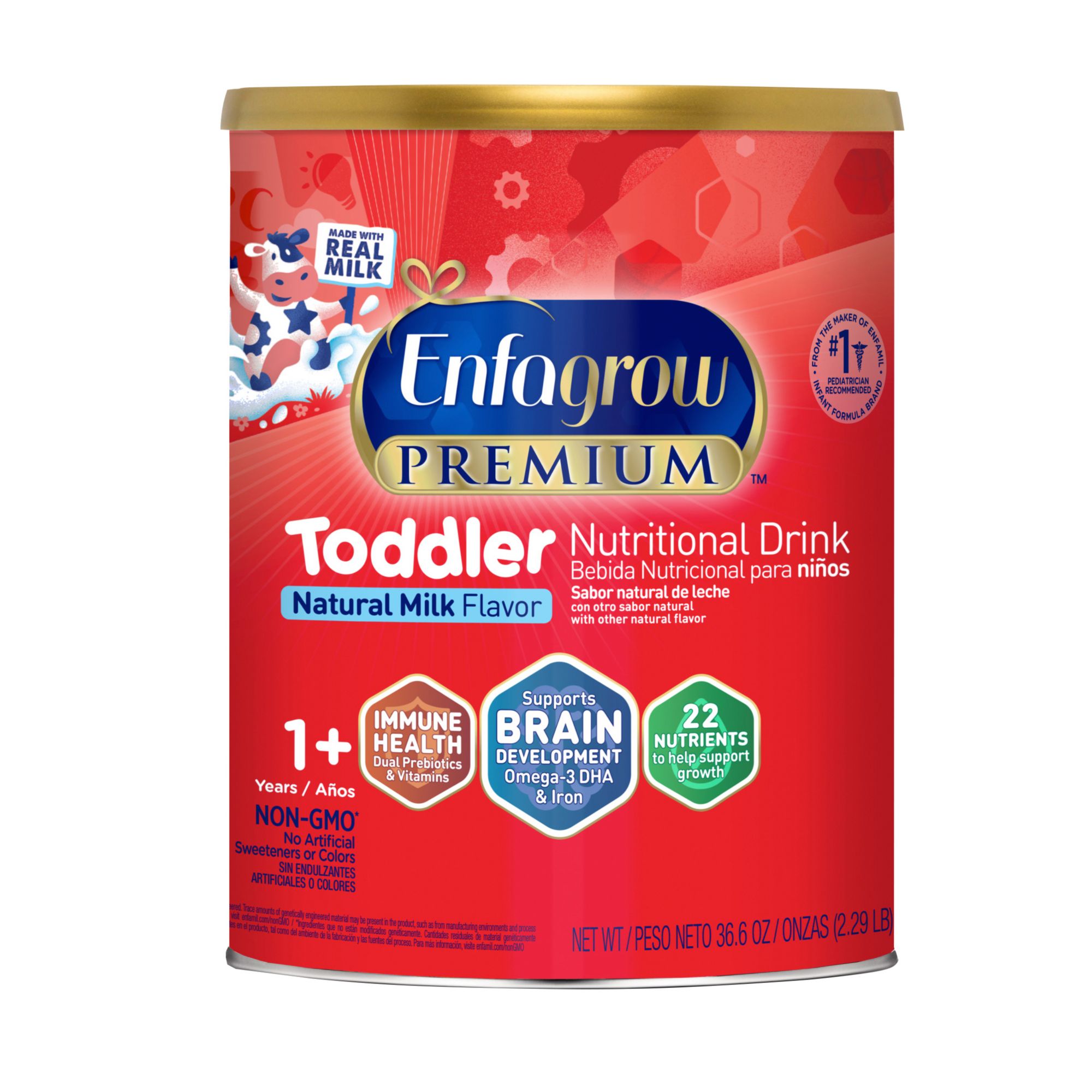 Enfagrow Premium Toddler Milk Natural Milk 36.6 oz
