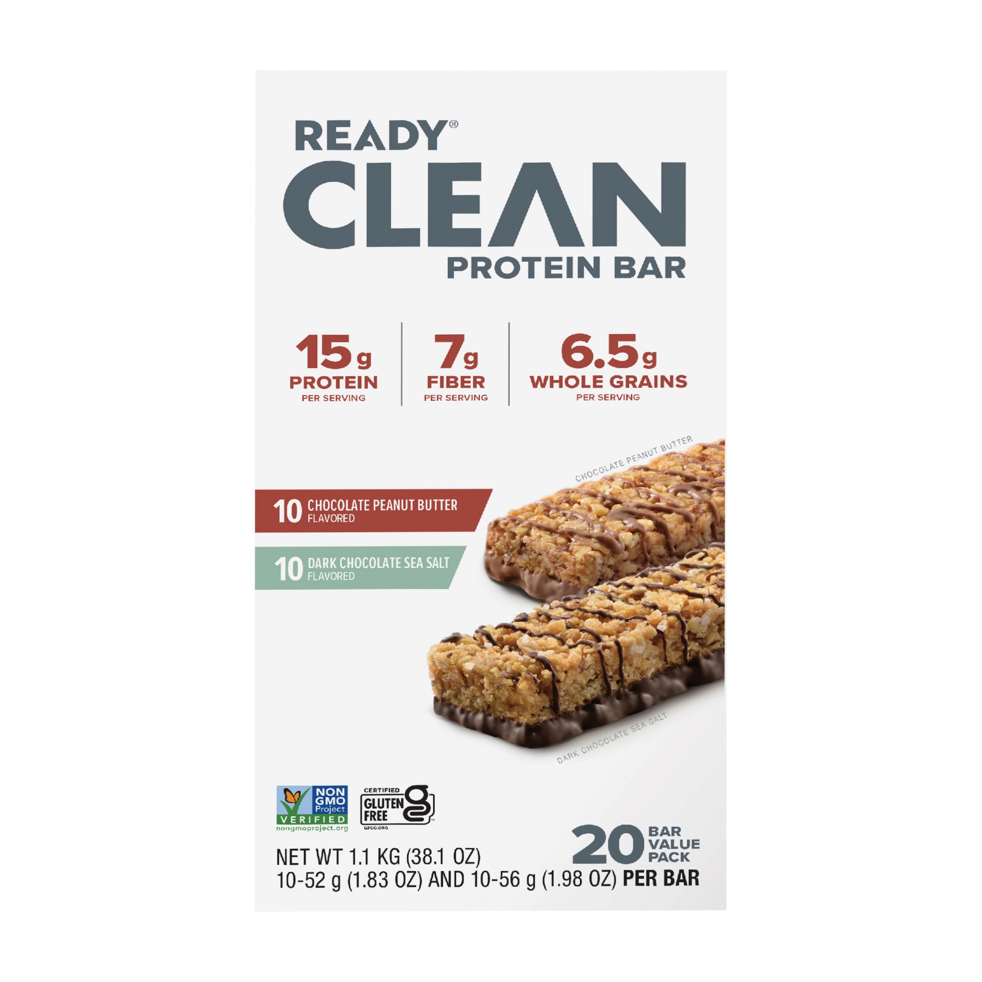 Ready Protein Bar, Variety Pack, 20 count