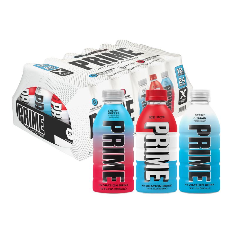 Prime Hydration Drink Variety Pack, 12 fl. oz., 24 pack