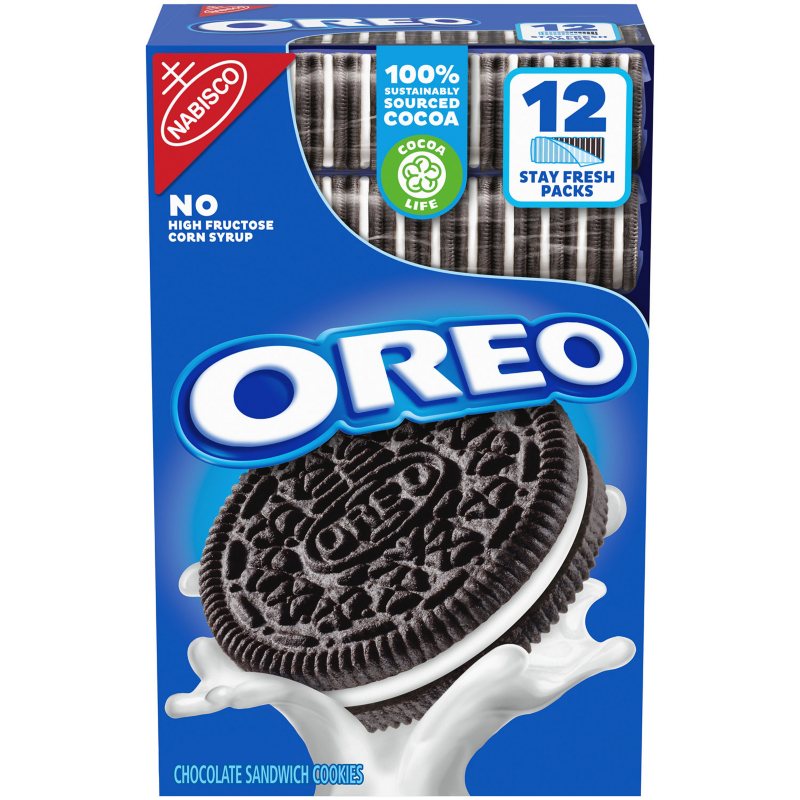 OREO Chocolate Sandwich Cookies, 5.23 oz., 12 pack