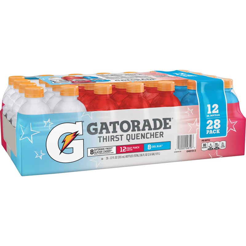 Gatorade Thirst Quencher Bottles Liberty-pk 12 fl oz (28-pk)