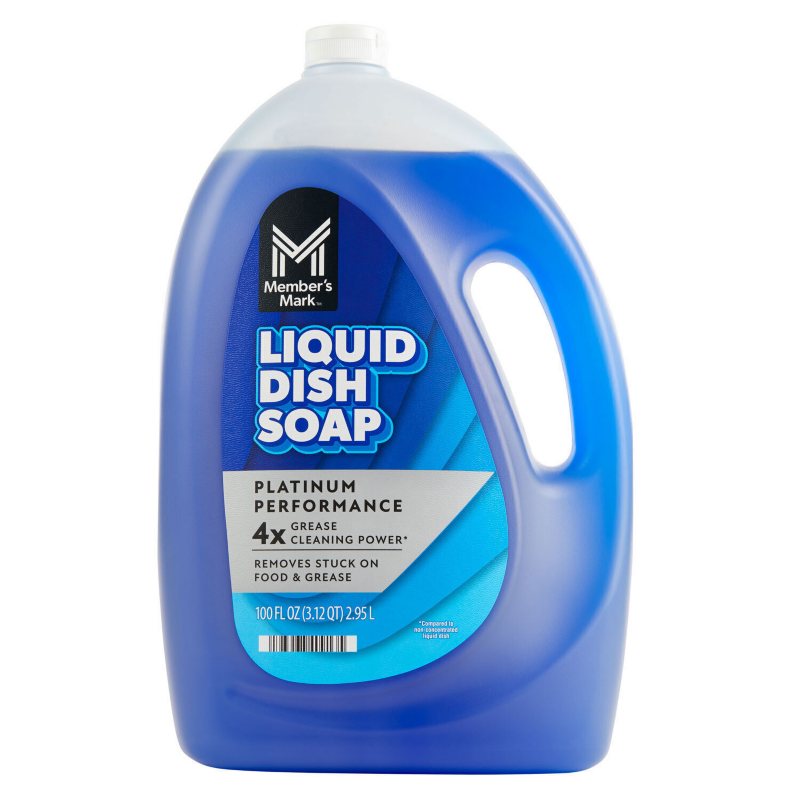 Member's Mark Platinum Performance Liquid Dish Soap, Fresh Clean, 100 ...