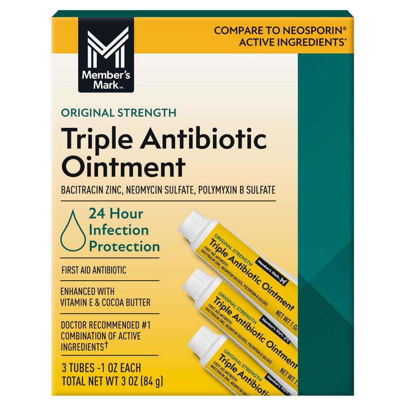 Members Mark First Aid Triple Antibiotic Infection Protection Ointment ...
