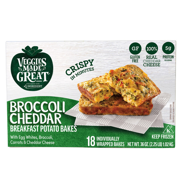 Veggies Made Great Broccoli Cheddar Bake, 36 oz, 18-count