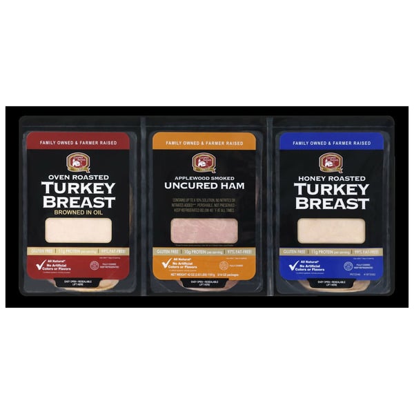 Cooper Farms Variety Pack Deli Meat, 14 oz, 3-count