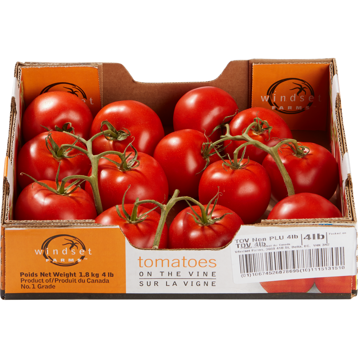 Tomatoes on the Vine, Greenhouse Grown, 4 lbs