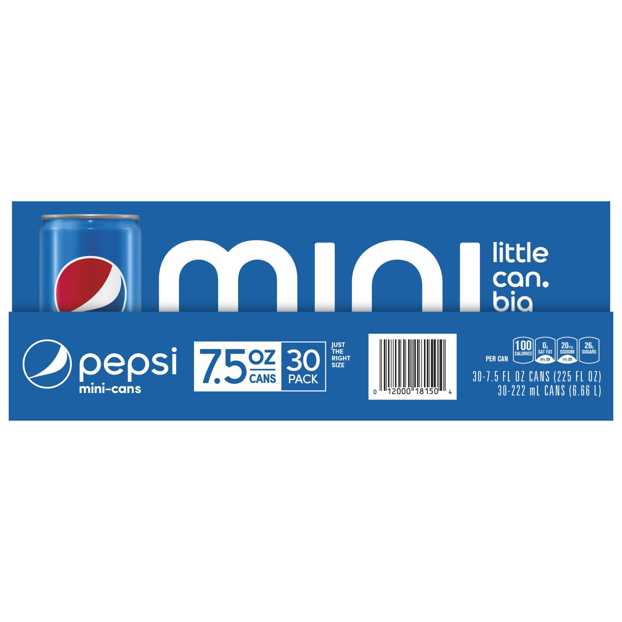 Pepsi Mini Soda Cans 7.5 oz (30-pk)