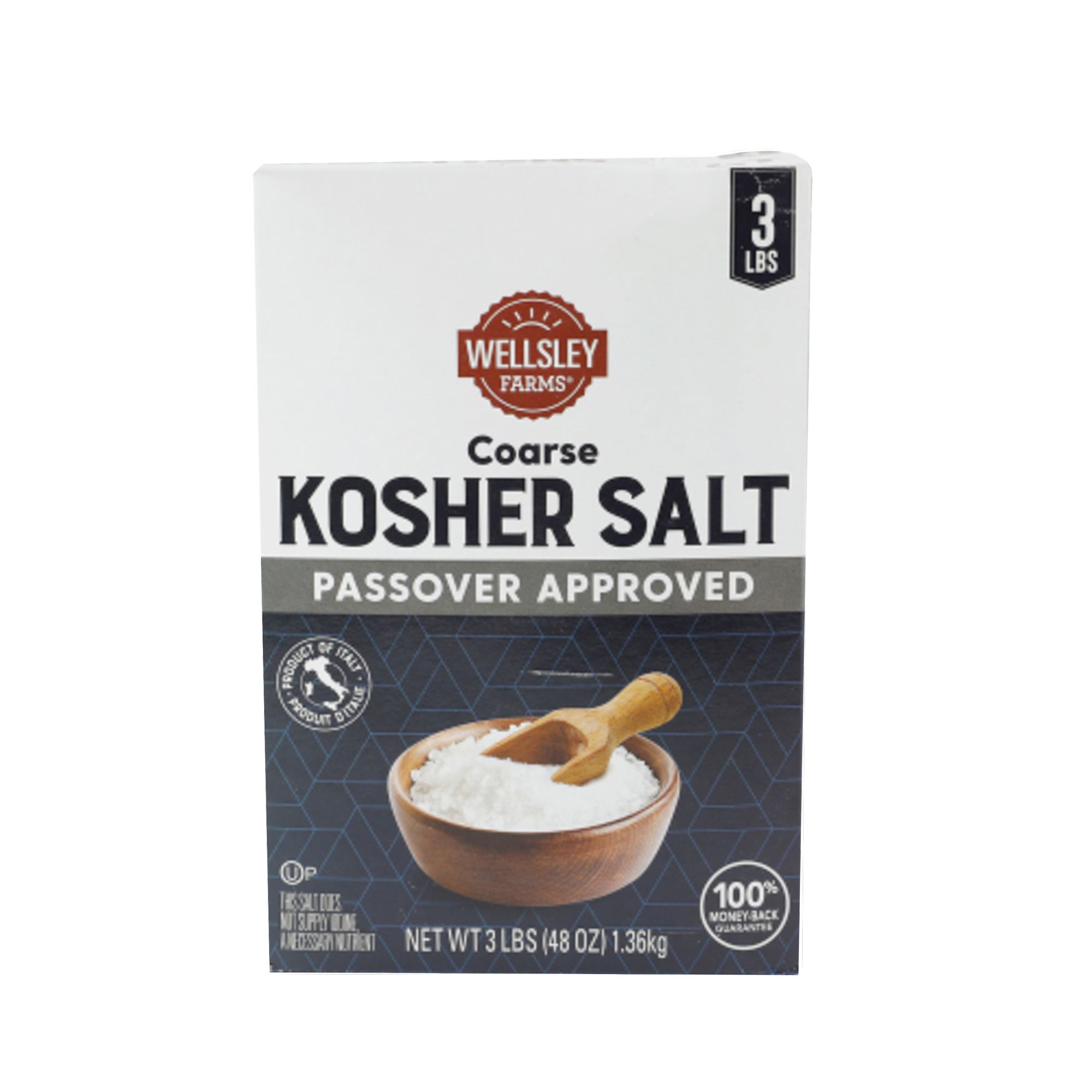 Wellsley Farms Coarse Kosher Salt 48 oz