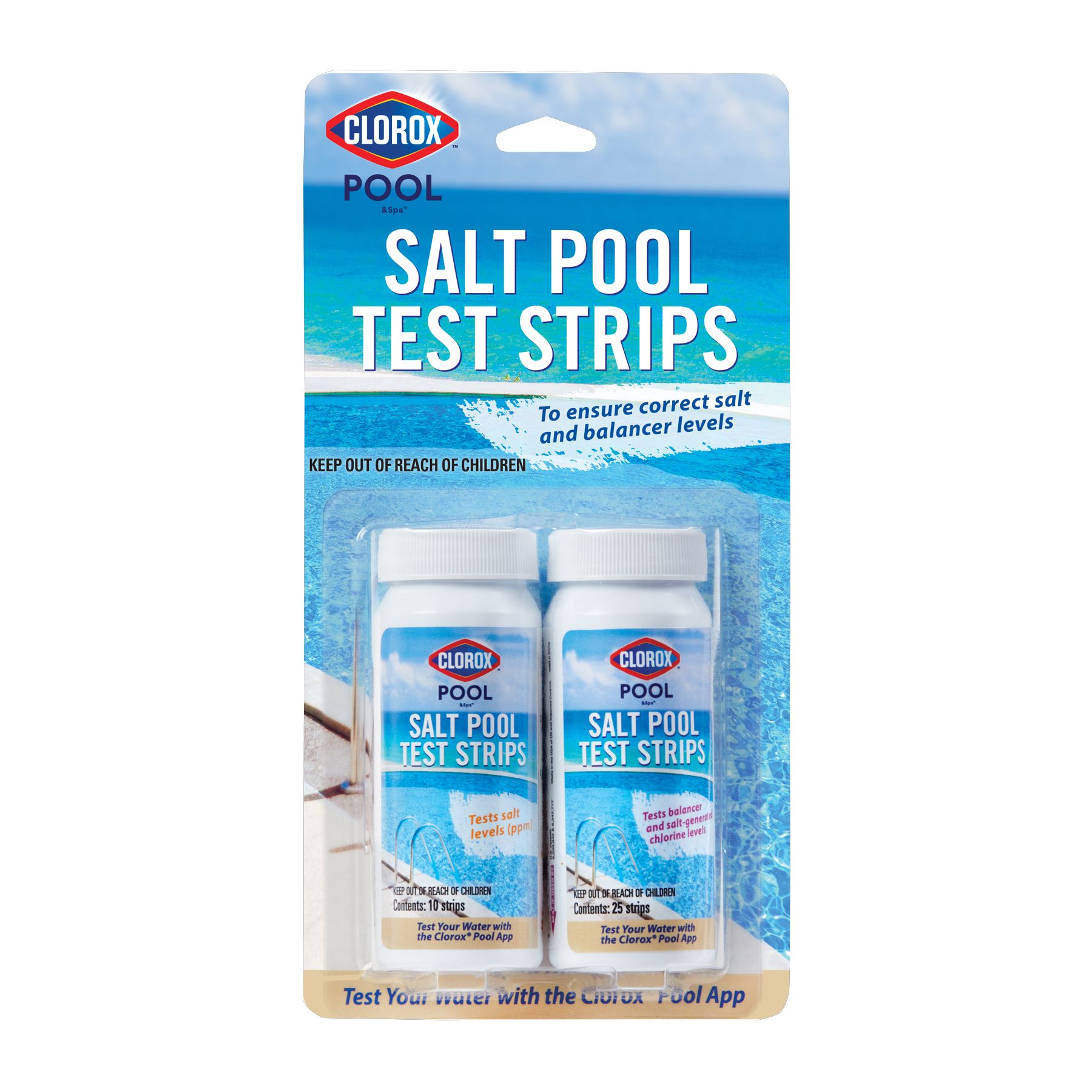 Clorox Pool & Spa Salt Pool Test Strips Variety Pack 35 ct