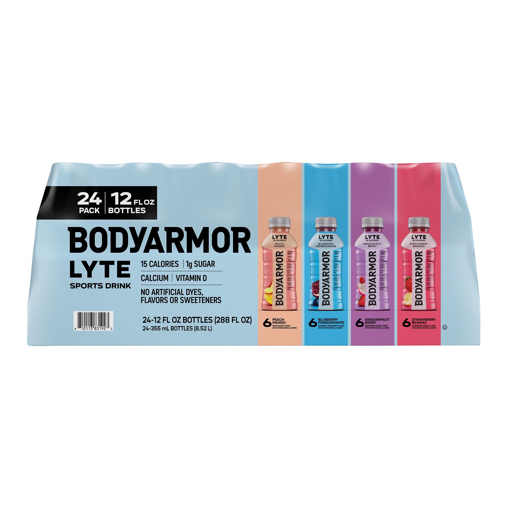 BODYARMOR LYTE Sports Drink, Variety Pack, 12 oz., 24 pack