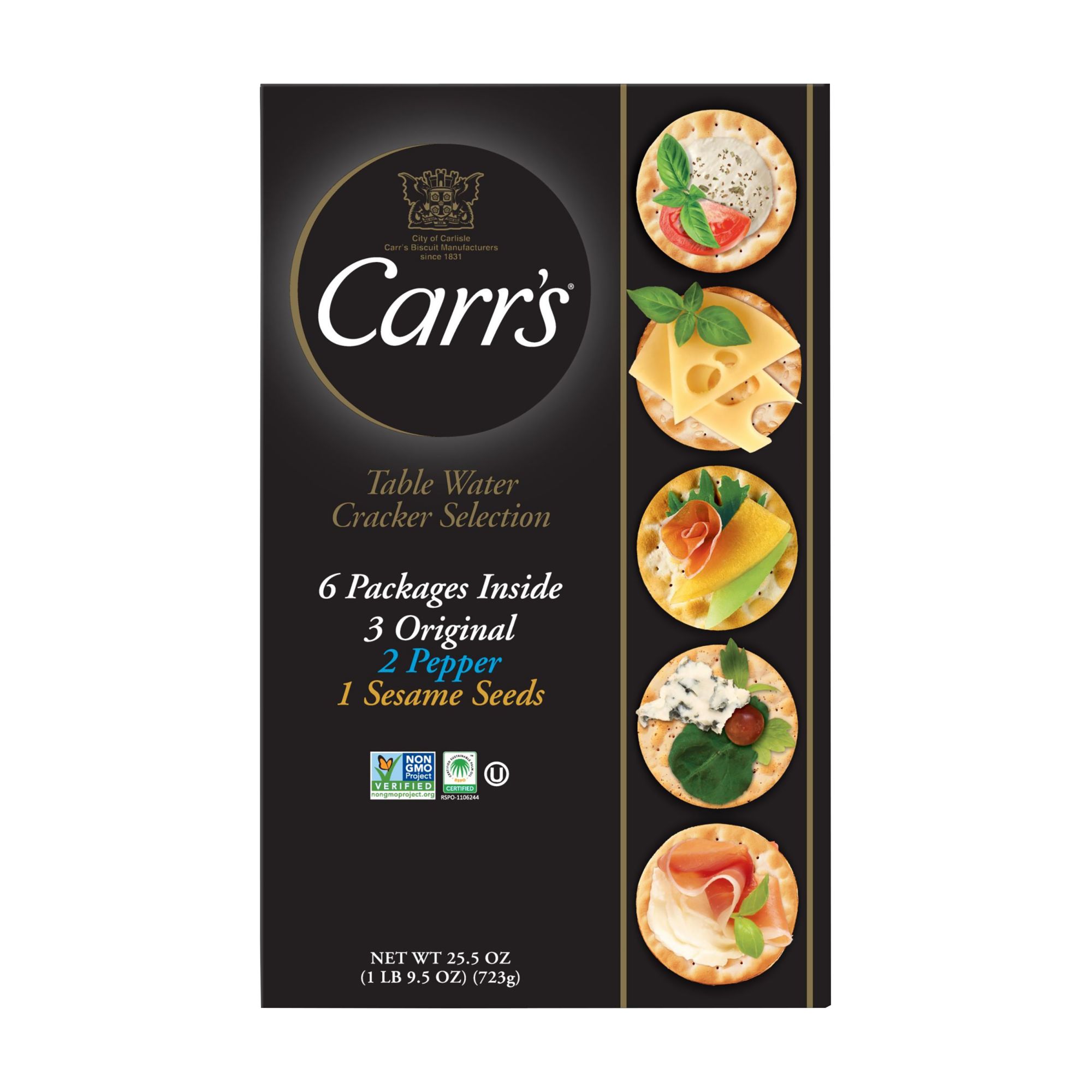 Carr's Table Water Crackers Variety Pack 25.5 oz